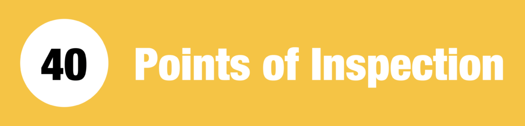 40 Points of Inspection - Golden Technologies